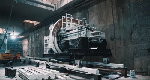 Cairo Metro Line 4 Project - In the process of the assembly of the ...