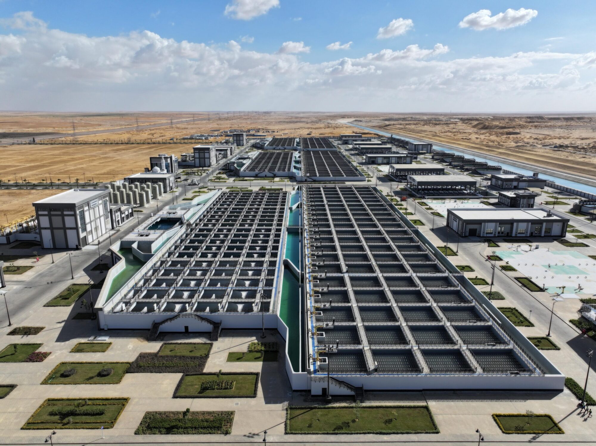 The New Delta Irrigation Water Treatment Plant - Hassan Allam