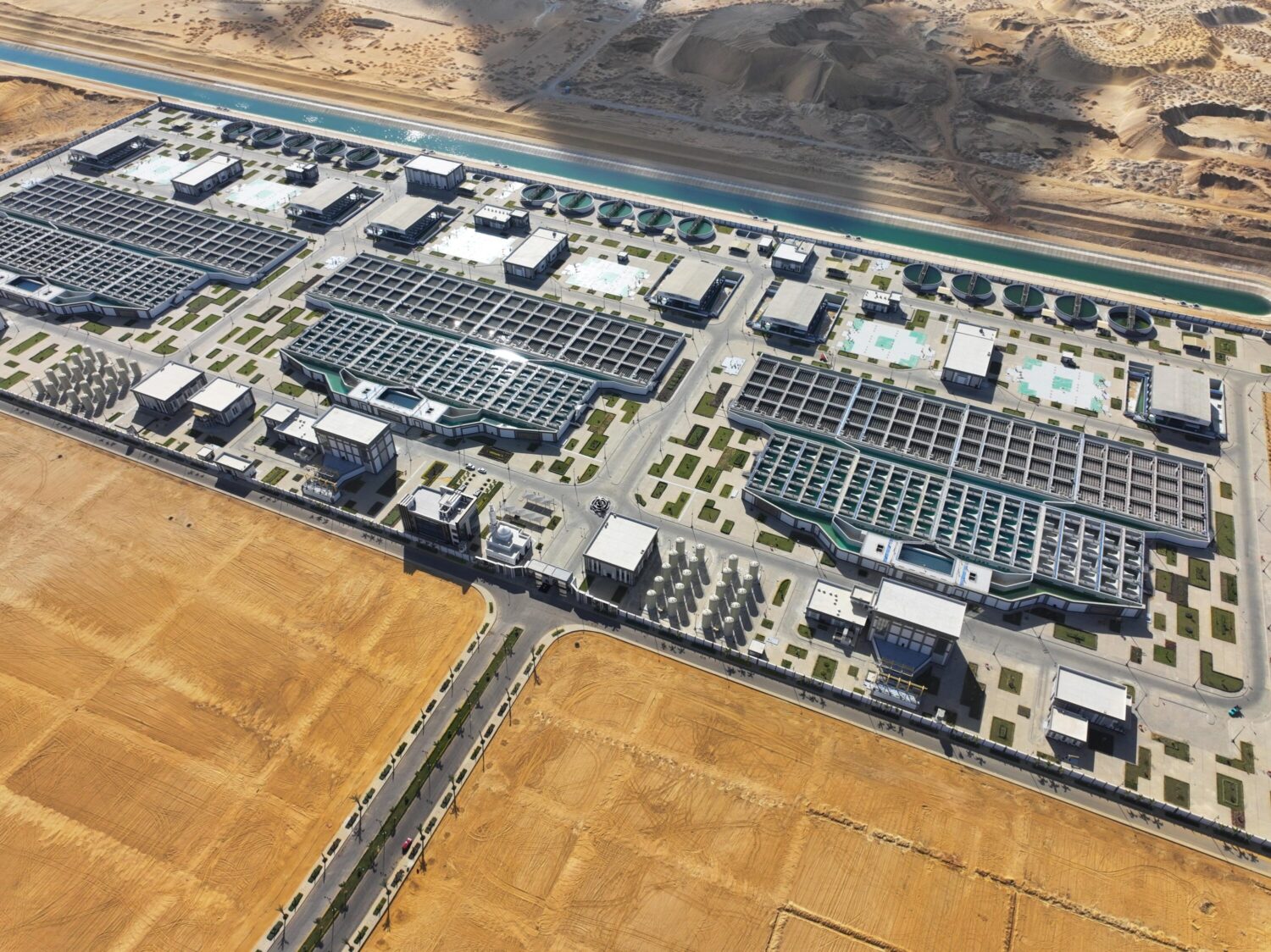 The New Delta Irrigation Water Treatment Plant - Hassan Allam