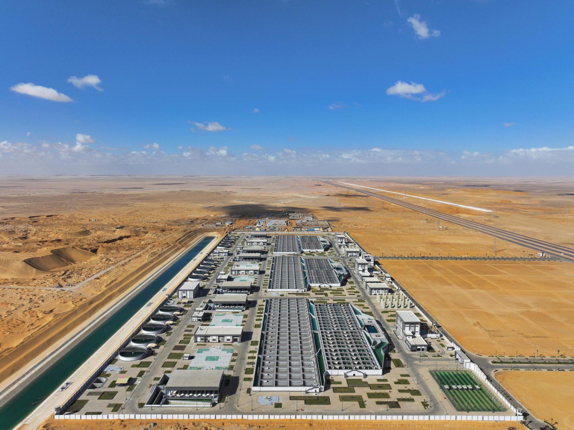 The New Delta Irrigation Water Treatment Plant - Hassan Allam